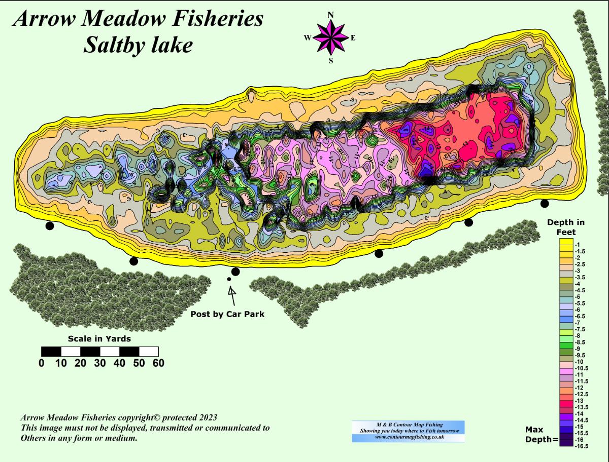 Saltby Lake Ticket Membership - Arrow Meadow Fishery